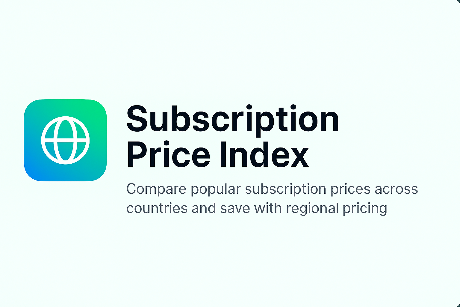 Subscription Price Index - Compare & Save on Subscriptions